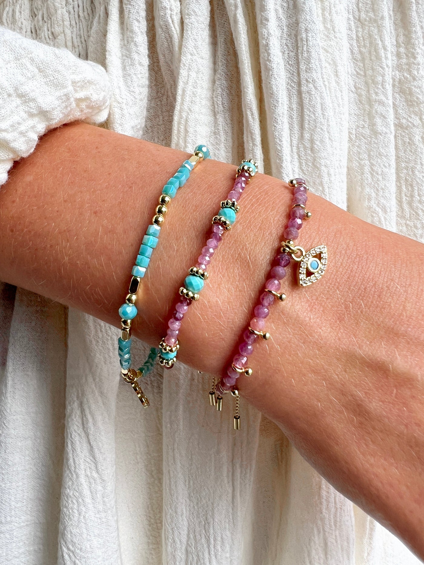 Layering Bracelets | Stacked Bracelets & Beaded Styles by Boho Betty