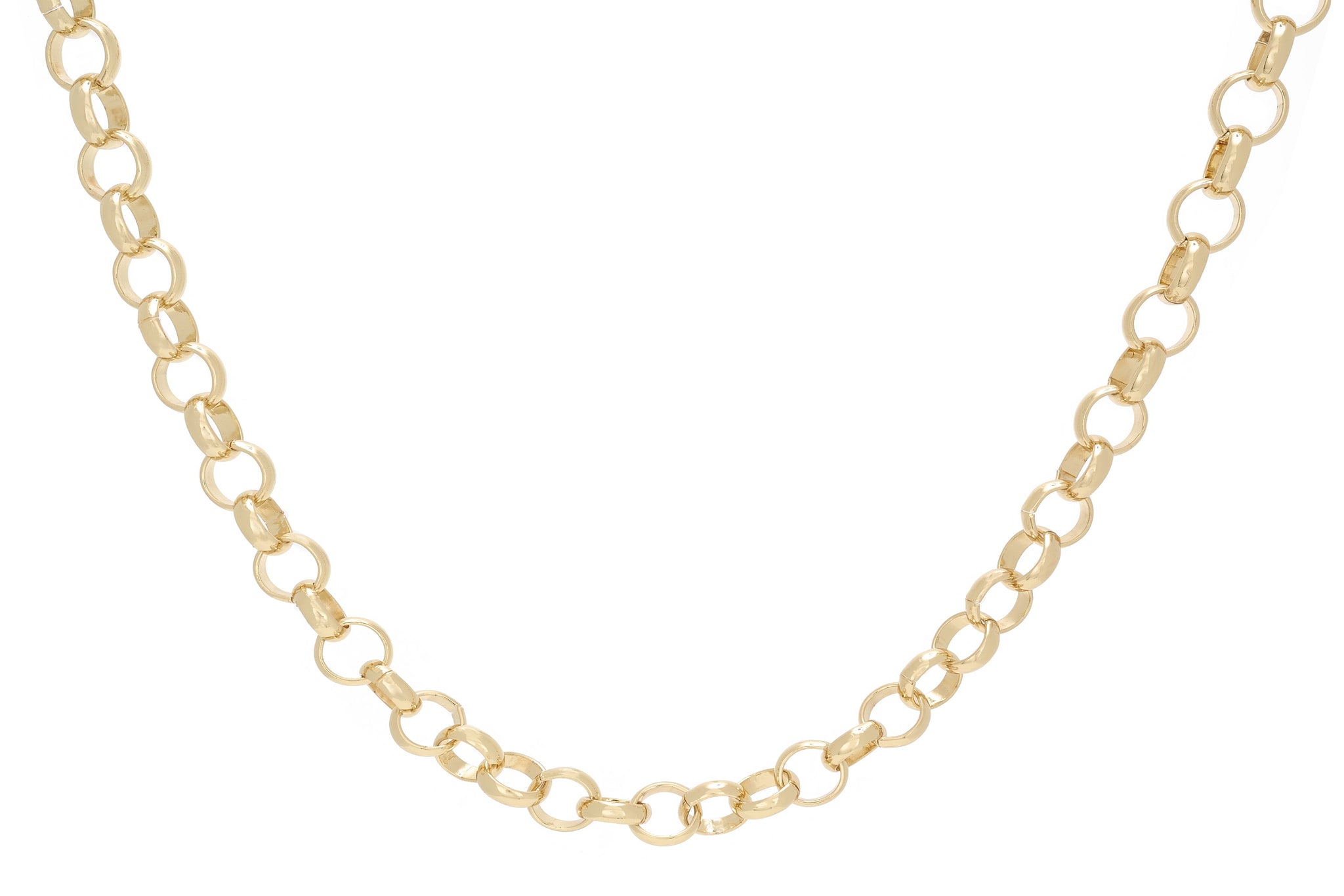 Sif Chunky Chain Link Gold Necklace | Bold Gold Statement Necklace