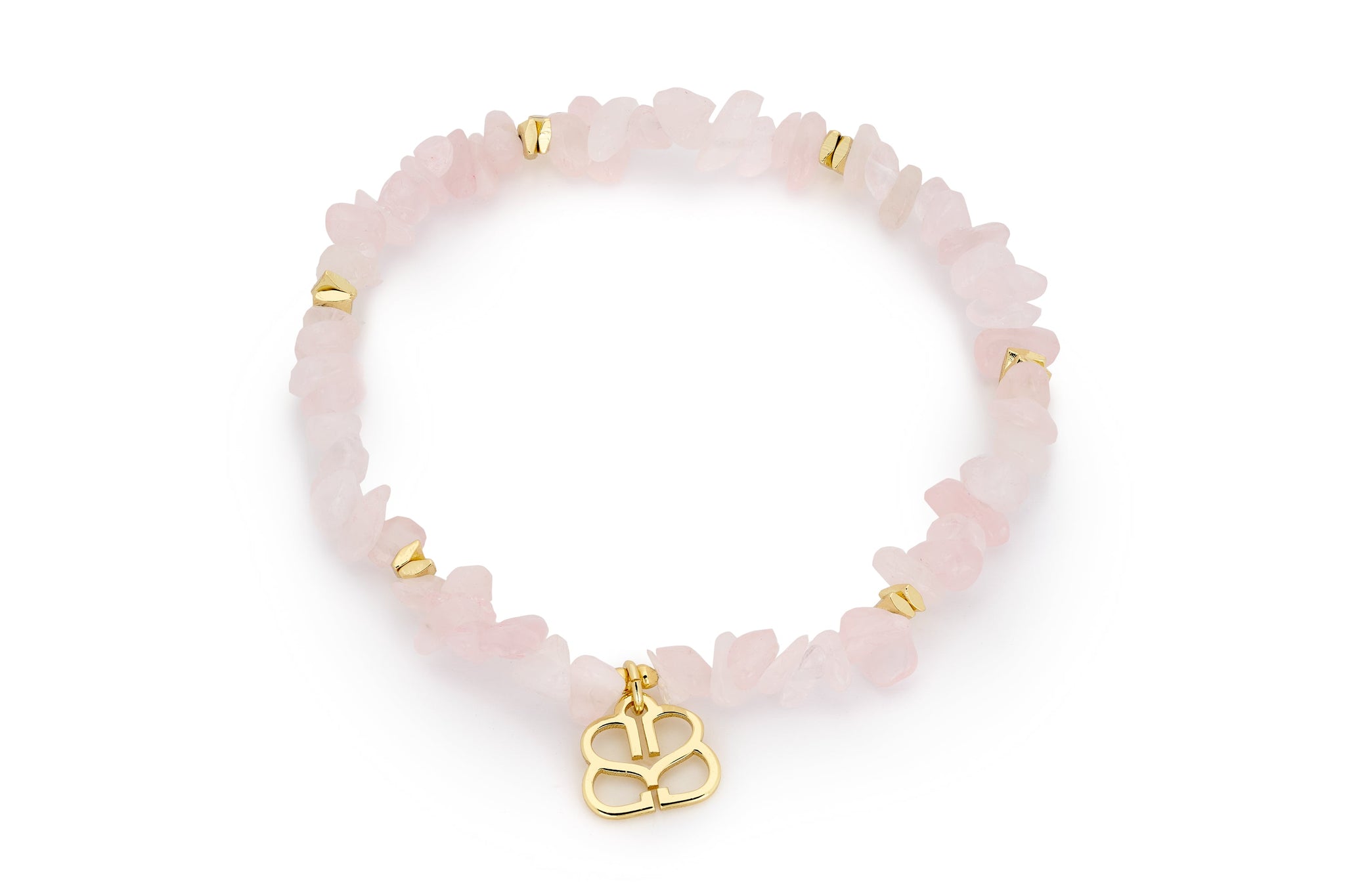 Sana Gold Rose Quartz Crystal Bracelet